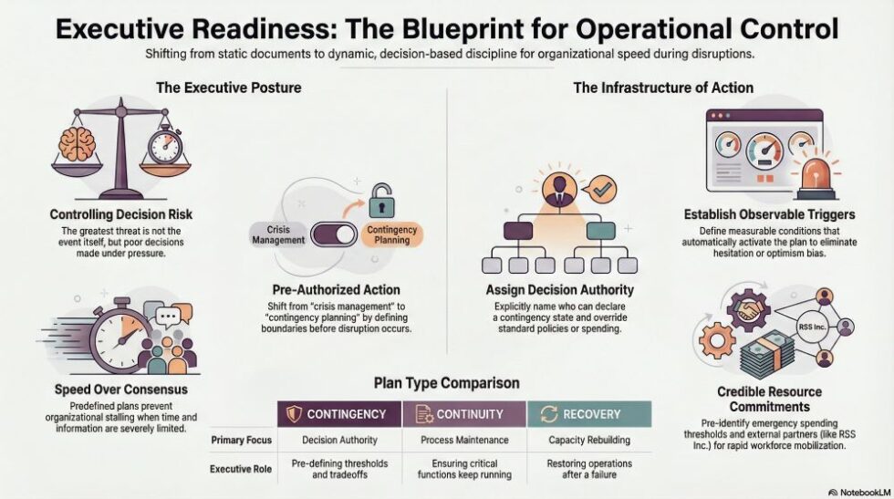 Contingency Planning: Executive Readiness for Operational Disruption ...